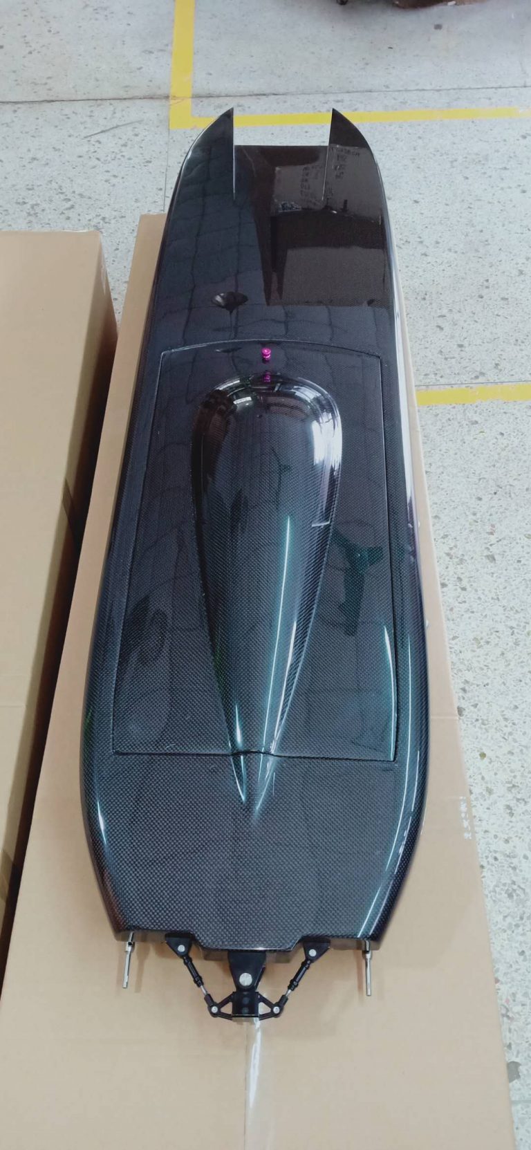 TFL 56” 1420mm Genesis 100% Carbon Fiber Stepped Hull Cat With Twin ...