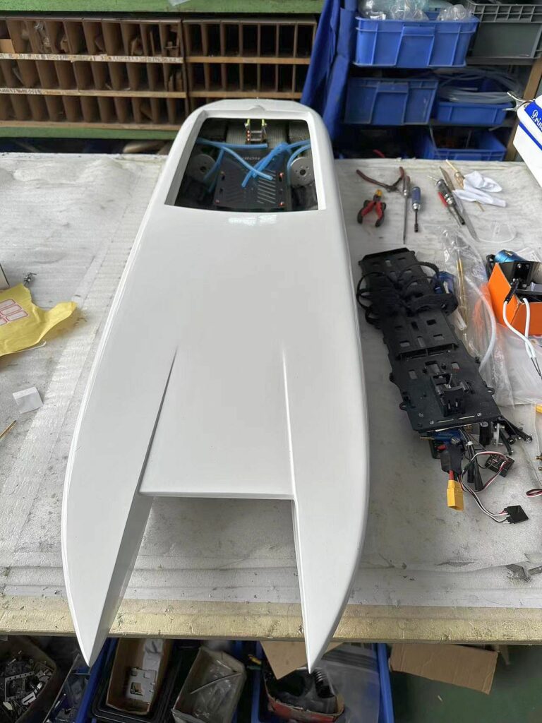 TFL 56” Solid White 1420mm Genesis Stepped Hull Cat/ Hull and Hardware ...