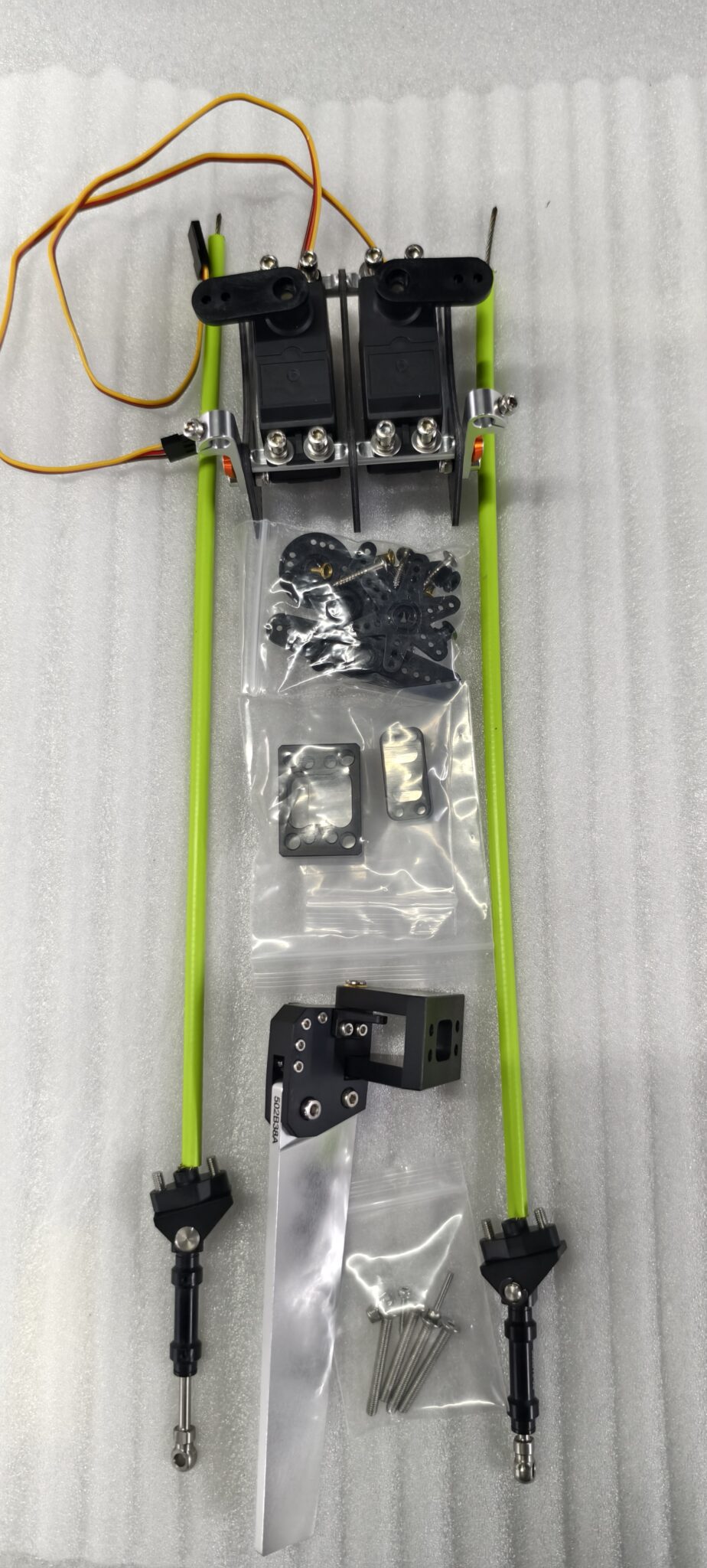 TFL Offshore Rudder push-pull system with Dual Servos / Installed in ...